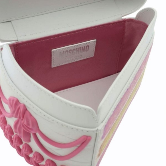 Moschino | Bags | Aw2 Moschino Couture Jeremy Scott Cake Slice Clutch ...